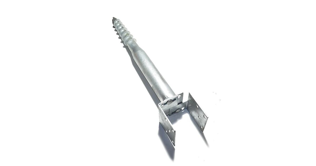 vrut zemný MTR U nastaviteľný 80-170*685*2,0mm, žiarový Zn, 6260S-080 ...