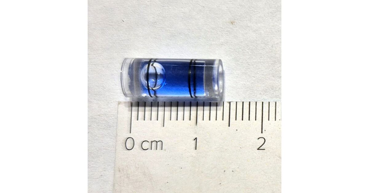 trubičková libela 14*6mm vodováha, mikrobublinka - Nářadí Hornig