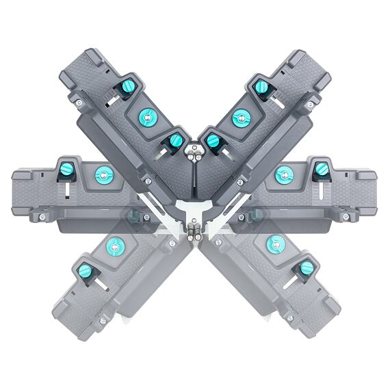 WOLFCRAFT pokosnice a řezací šablona PRO s nastavitelnými rameny ...